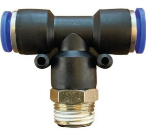 ACOPLE RÁPIDO TEE 8 MM. + ROSCA 1/4 SUSP. NEUMÁTICA - 3D Repuestos